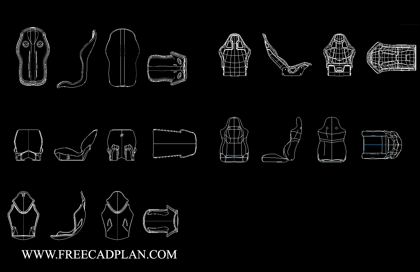Asiento De Cubo DWG Bloque CAD En Autocad Descargar Free Cad Plan